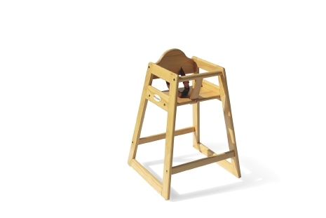 Wood 4501049 High Chair Natural